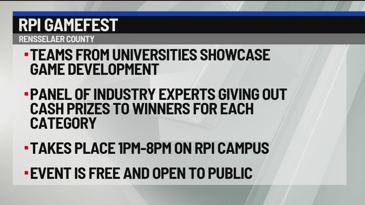 RPI hosts GameFest digital gaming showcase – NEWS10 ABC