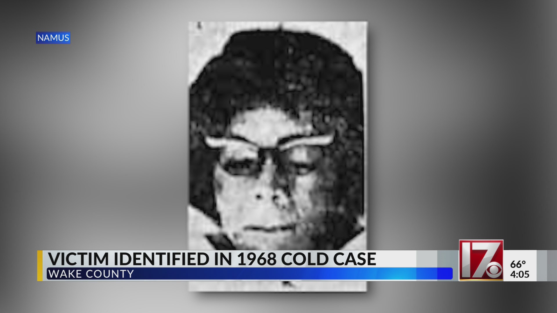 Victim identified in 1968 Wake County cold case – CBS17.com