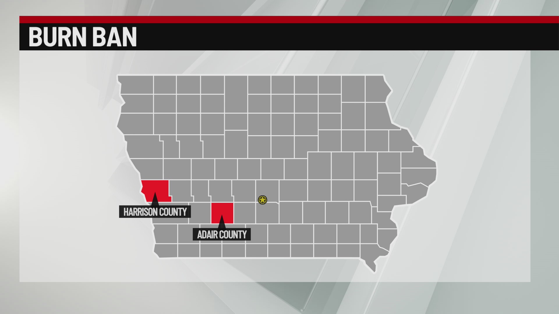 Burn Bans popping up across Iowa as dry spell spreads – who13.com