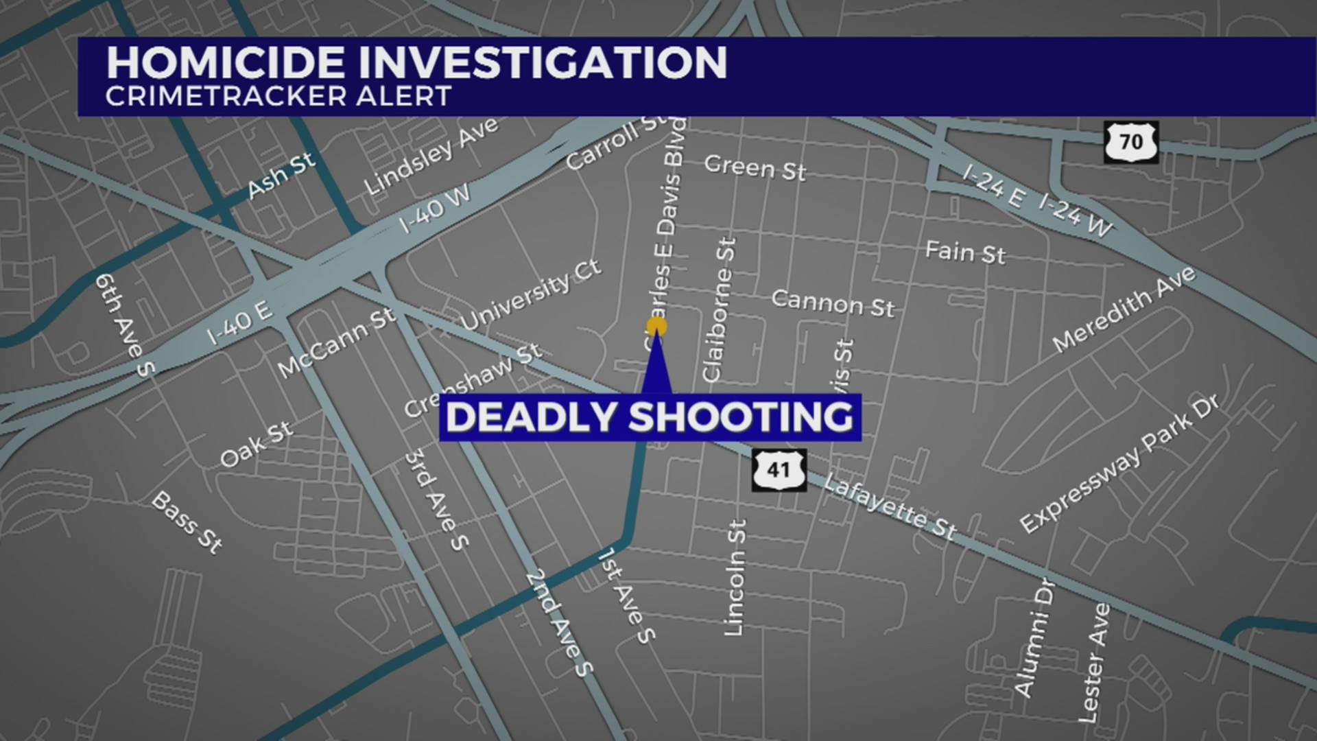 Metro police investigating homicide after shooting in JC Napier area ...