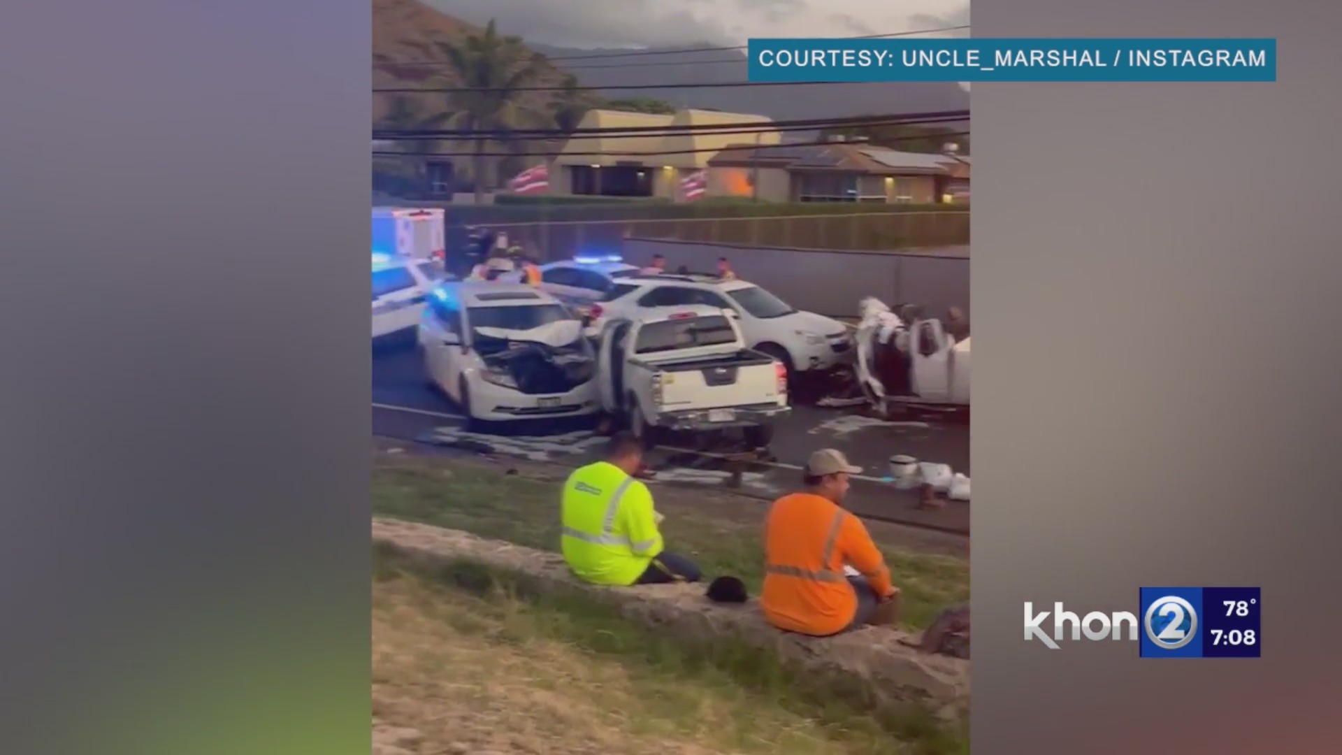Critical injuries in Nanakuli crash – KHON2