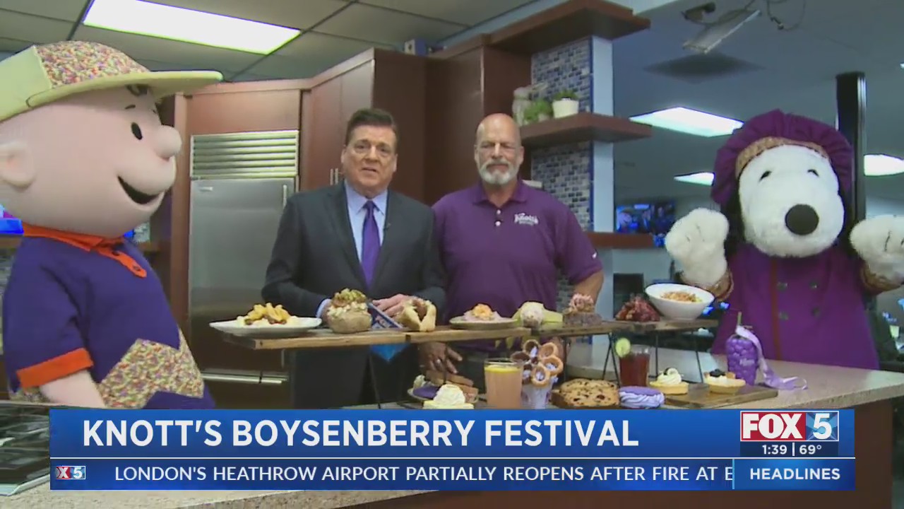 10th anniversary of the Knott`s Boysenberry Festival! – FOX 5 San Diego ...