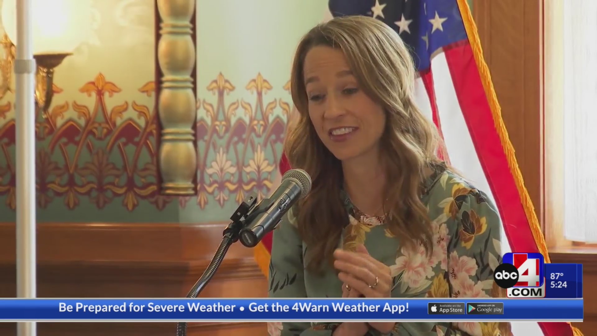 First Lady Abby Cox debuts new painting at Governor’s Mansion for 125th ...