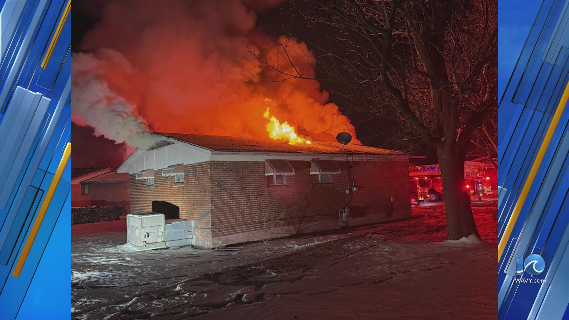 PFD: 3 displaced after house fire on Dandridge Drive – WAVY.com
