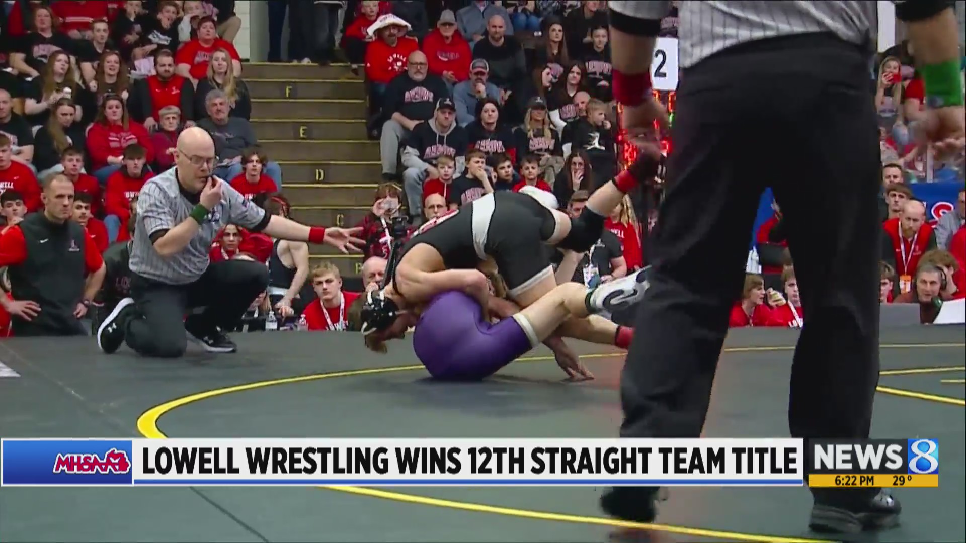 Lowell wrestling wins 12th straight team title – KOLR – OzarksFirst.com