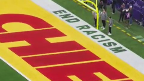 Why the NFL removed ‘end racism from Super Bowl end zone | Morning in ...