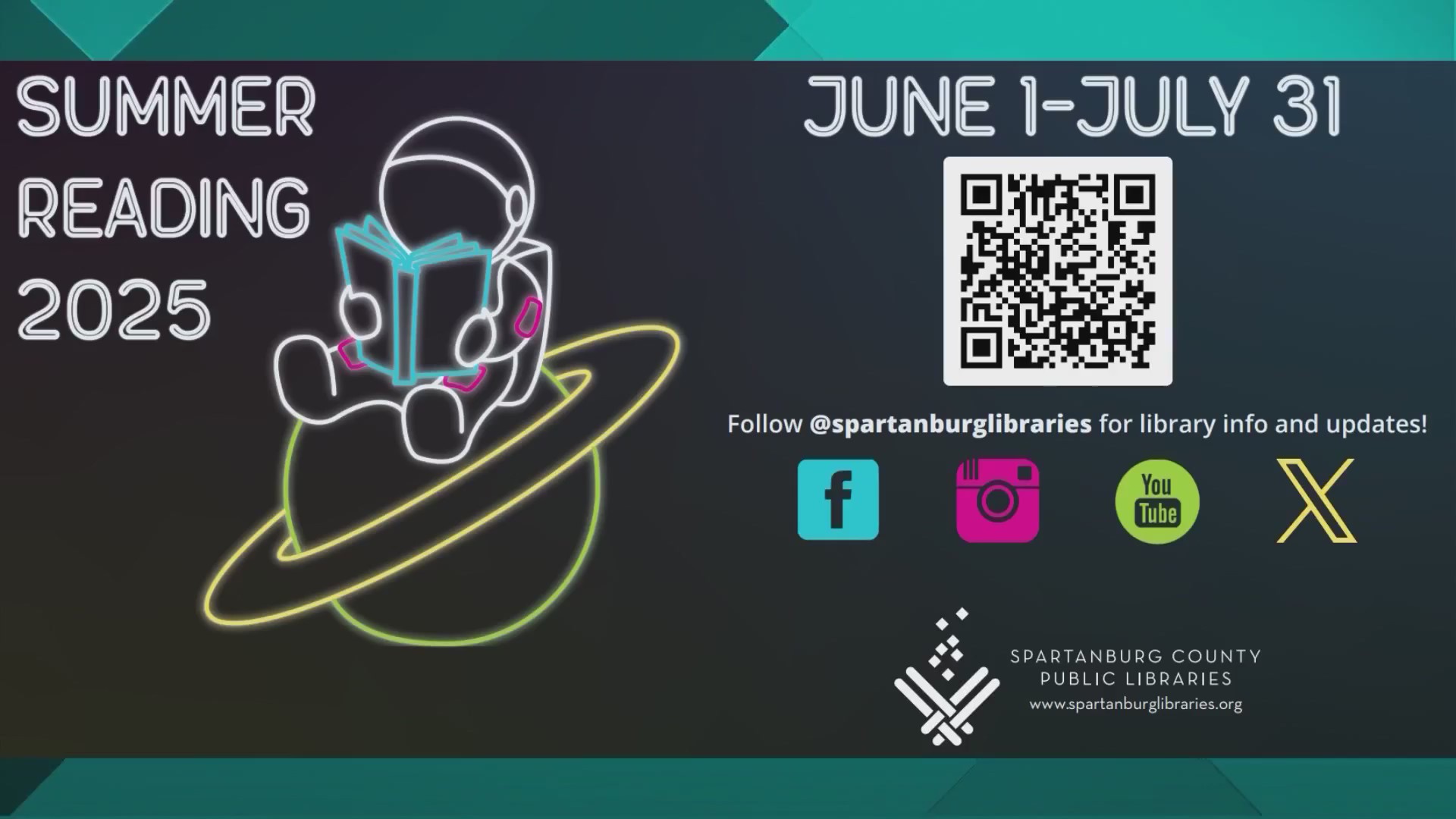 Spartanburg County Public Libraries, Summer Reading 2025 – WSPA 7NEWS