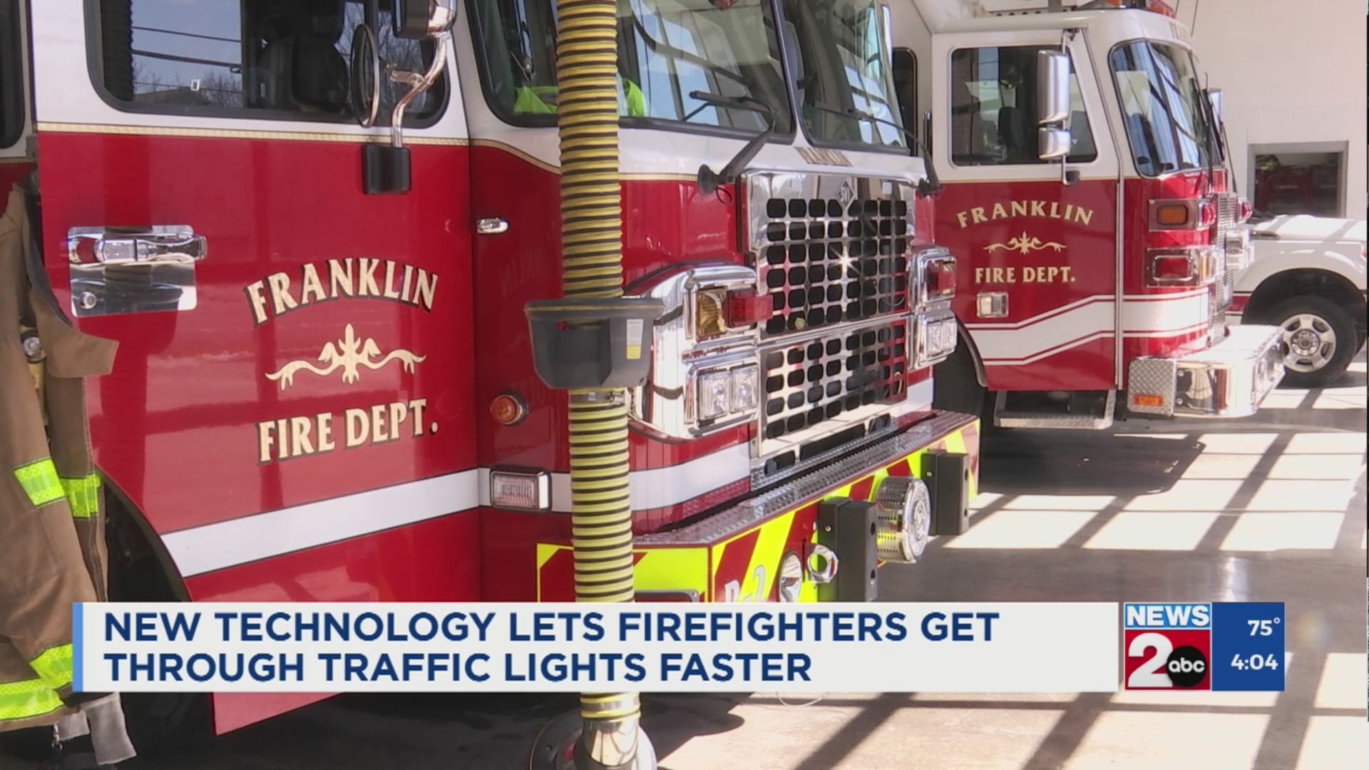 Technology lets firefighters through traffic lights faster – WKRN News 2