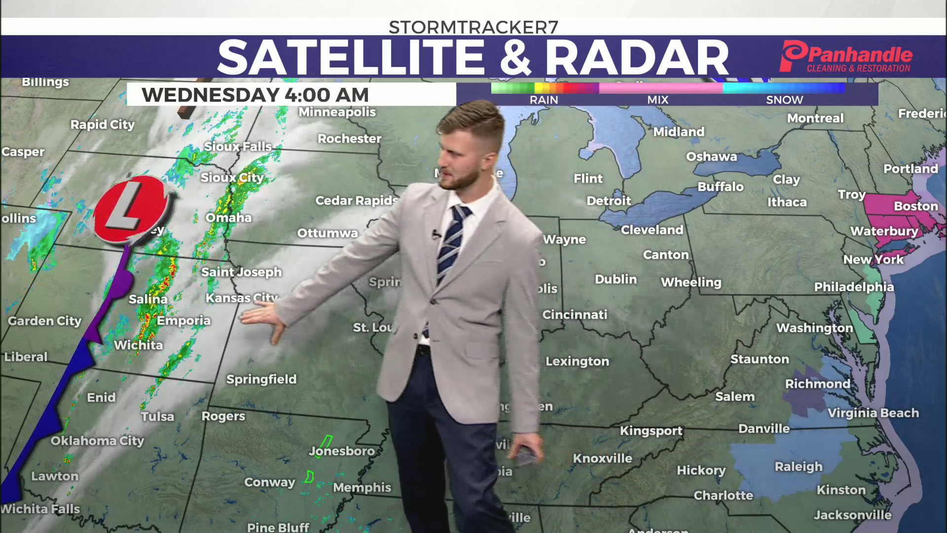 Wednesday morning forecast on 7 News – WTRF