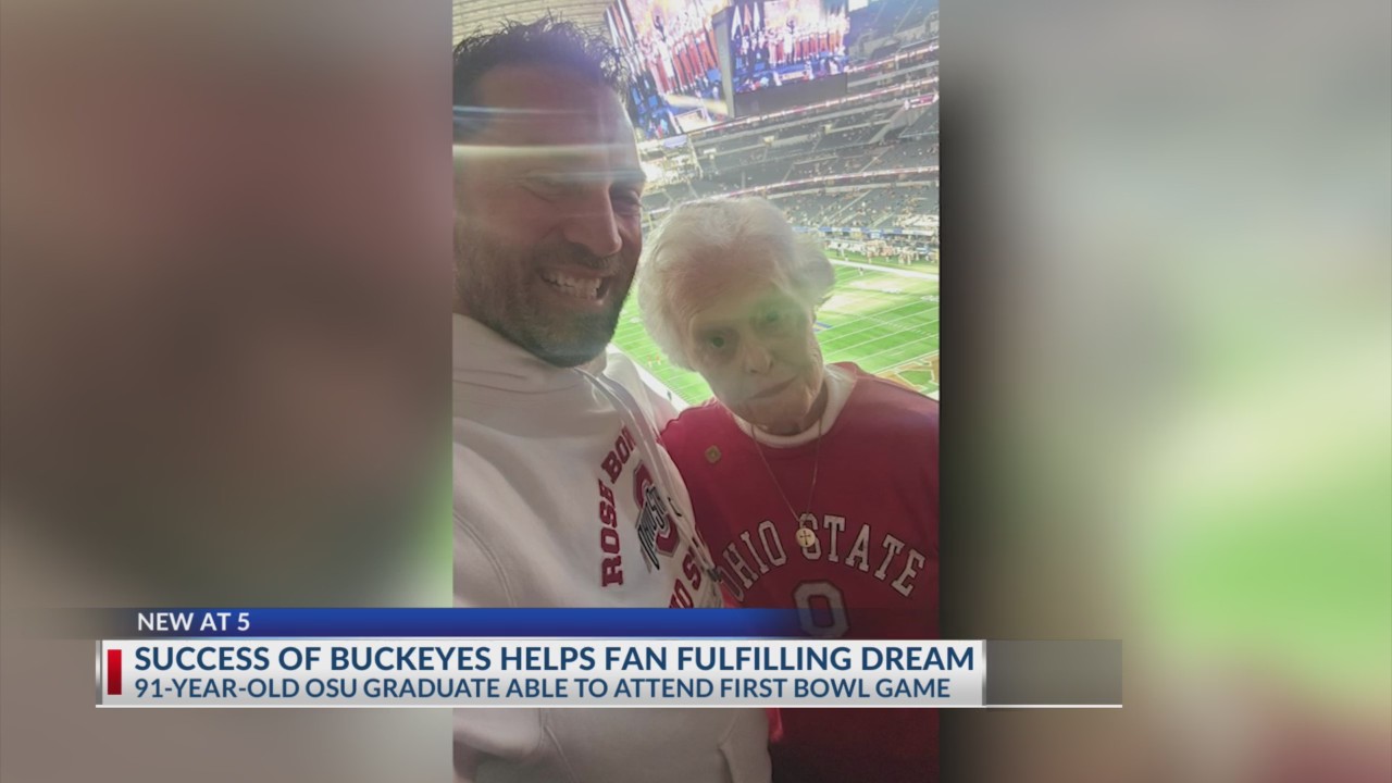 91-year-old Buckeye fan fulfills dream at Cotton Bowl – NBC4 WCMH-TV