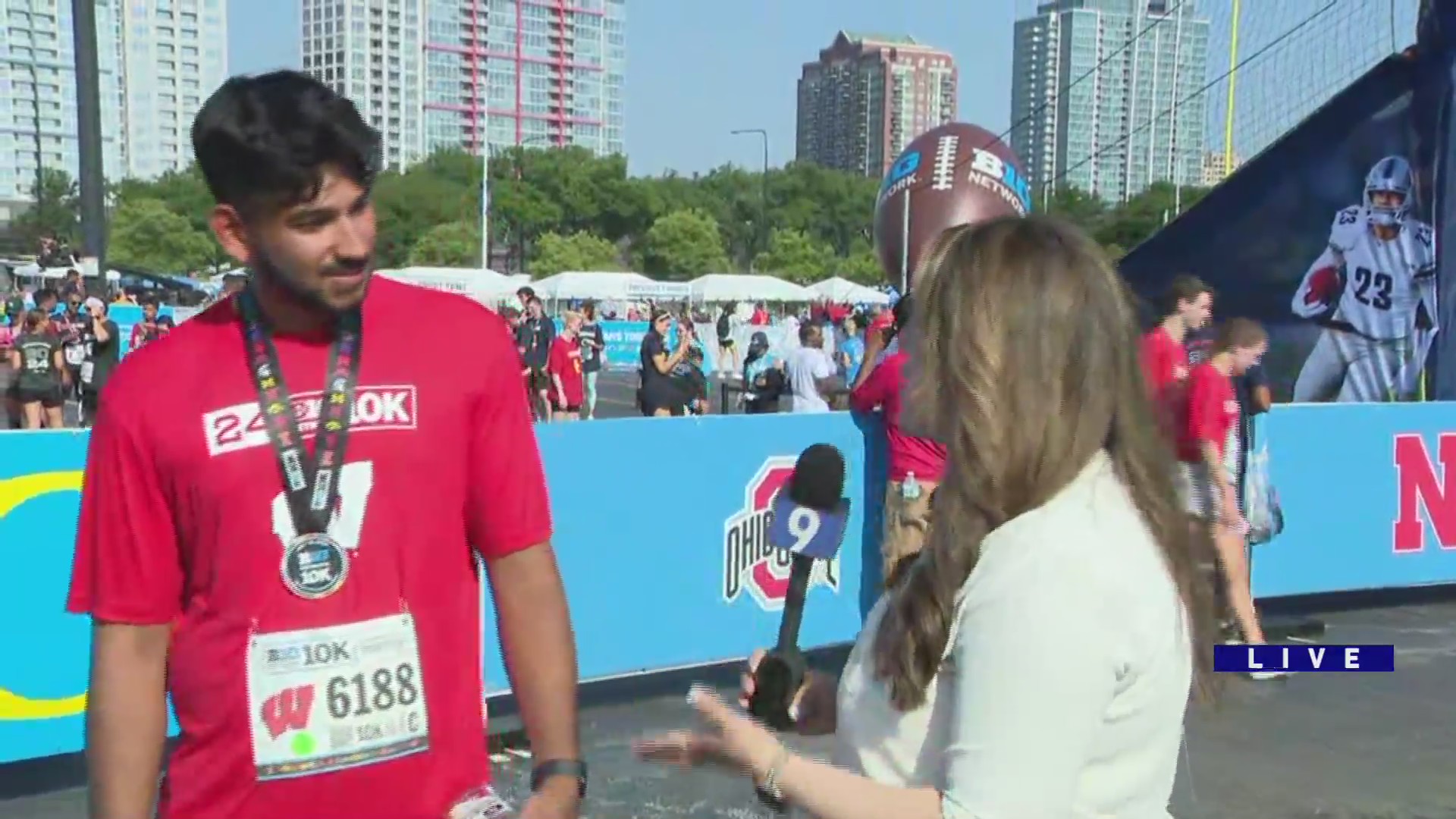 Weekend Break: BTN Big 10K Race from the eyes of a runner – WGN-TV