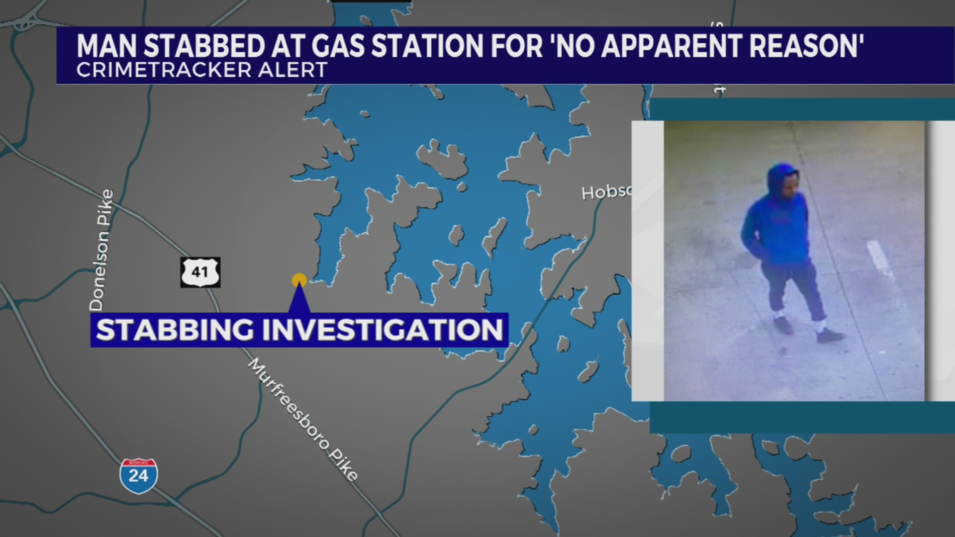 Man stabbed at gas station for ‘no apparent reason’ – WKRN News 2