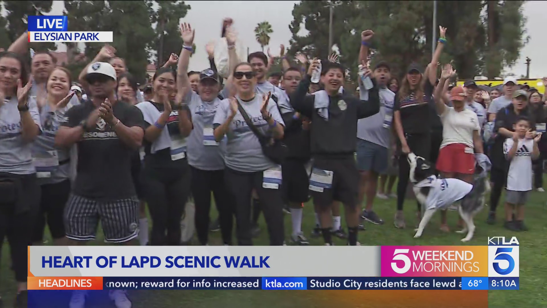 Heart of LAPD Walk highlights mental health challenges of first ...