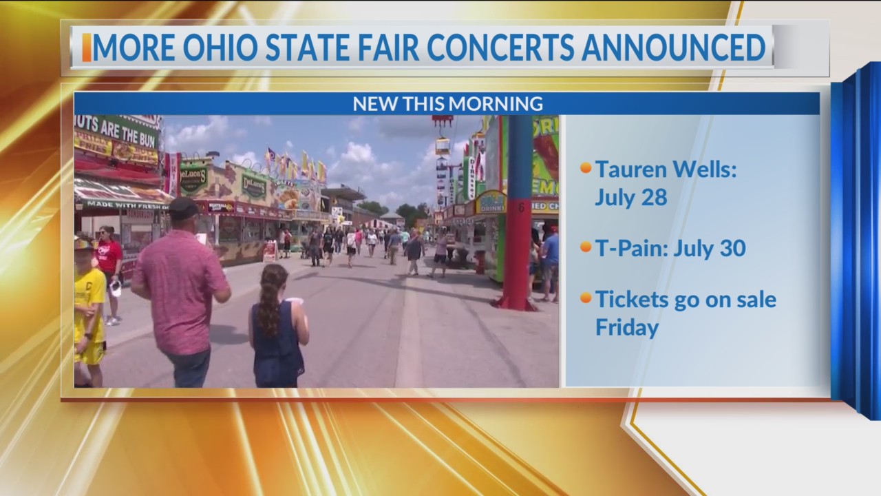 More Ohio State Fair concerts announced – NBC4 WCMH-TV