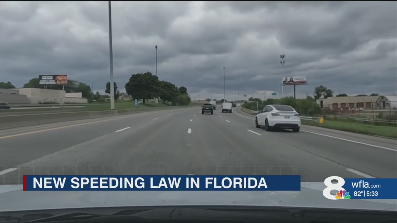 New speeding law in Florida takes effect in July – WFLA