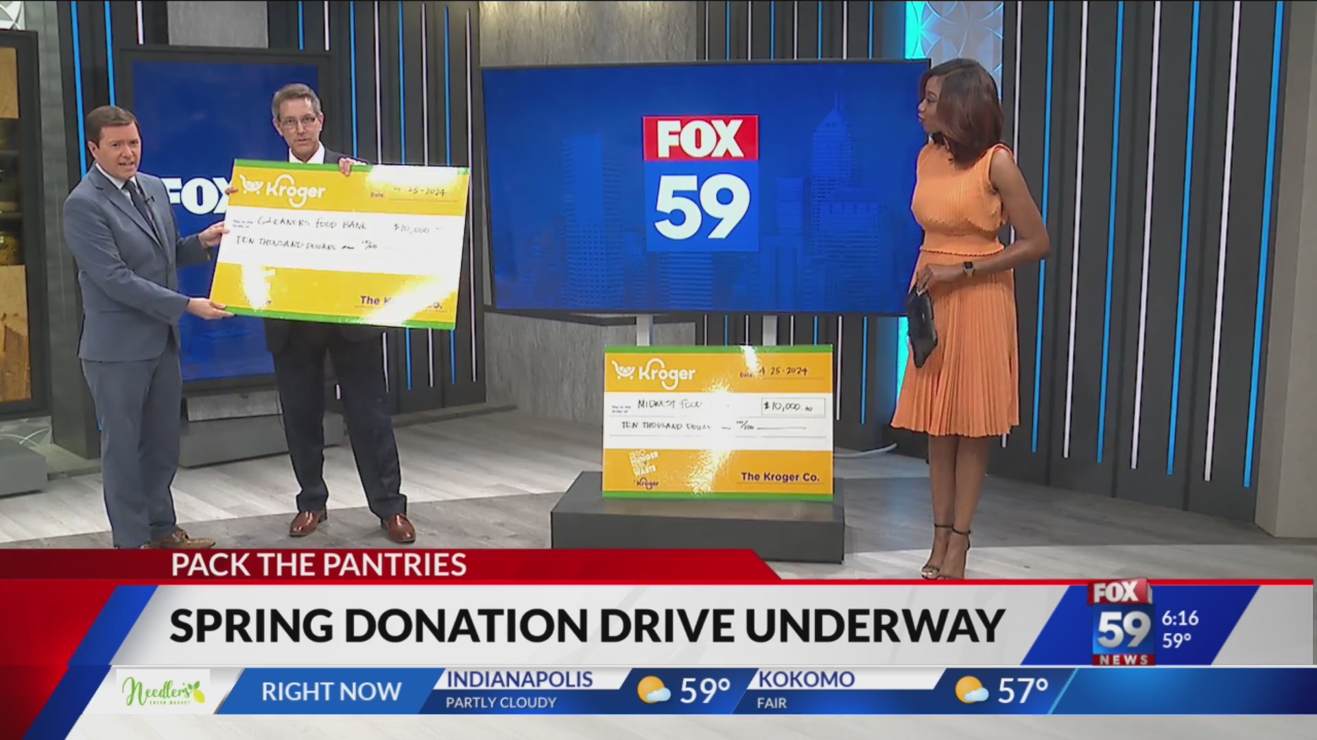 Kroger donates $10,000 as Pack the Pantries donations continue – Fox 59
