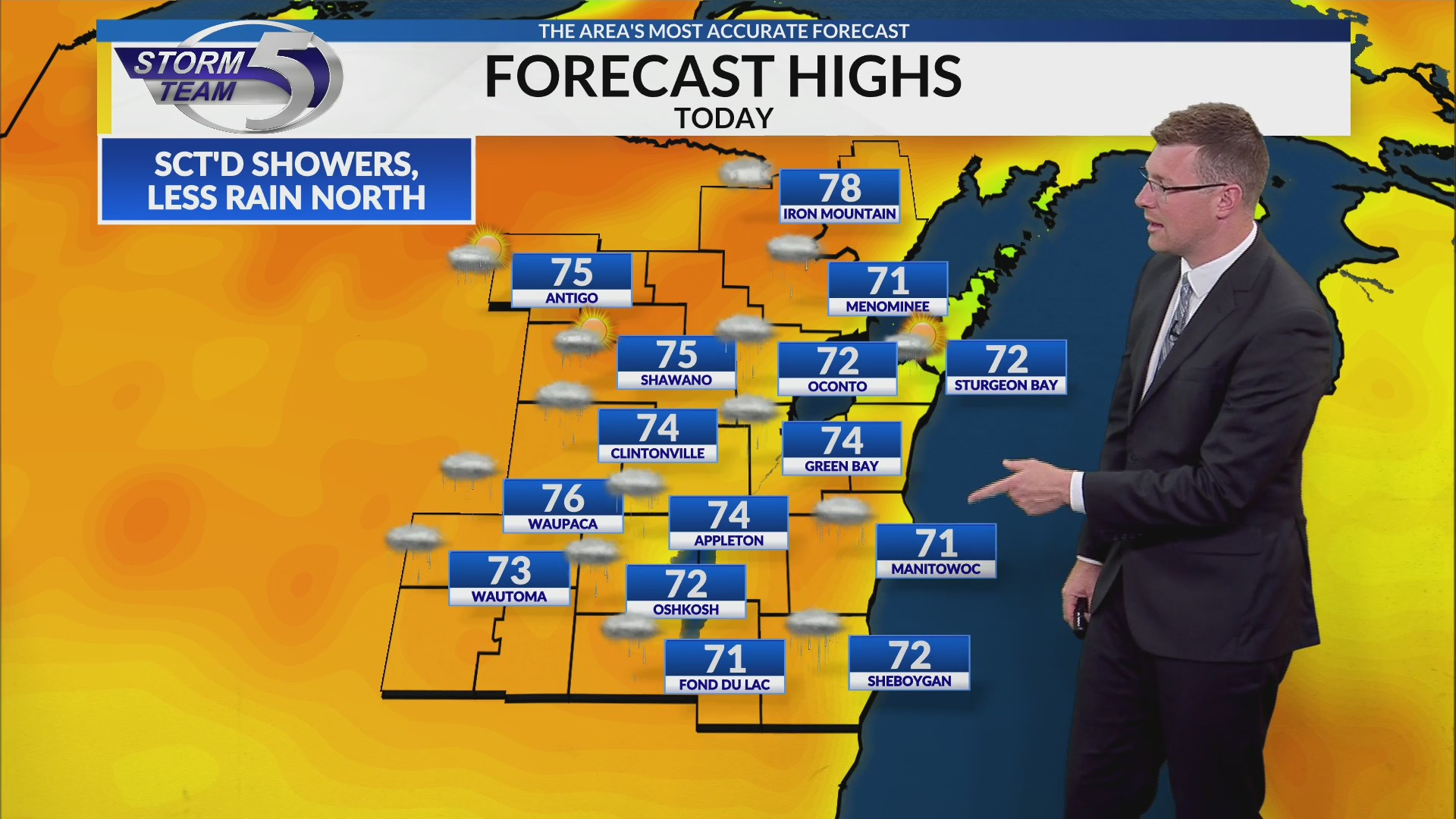 Northeast Wisconsin weather: A few showers Wednesday, then the year’s ...