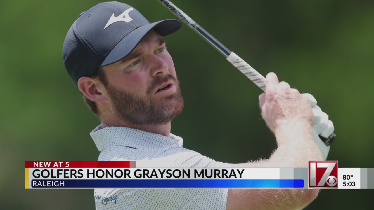 Golfers honor Grayson Murray at Korn Ferry Tour’s UNC Health ...