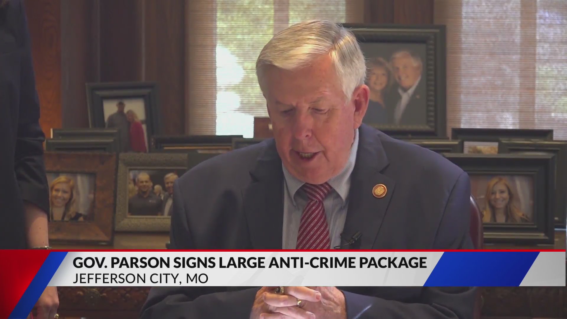 Gov. Parson signs bills to criminalize celebratory gunfire, fleeing ...