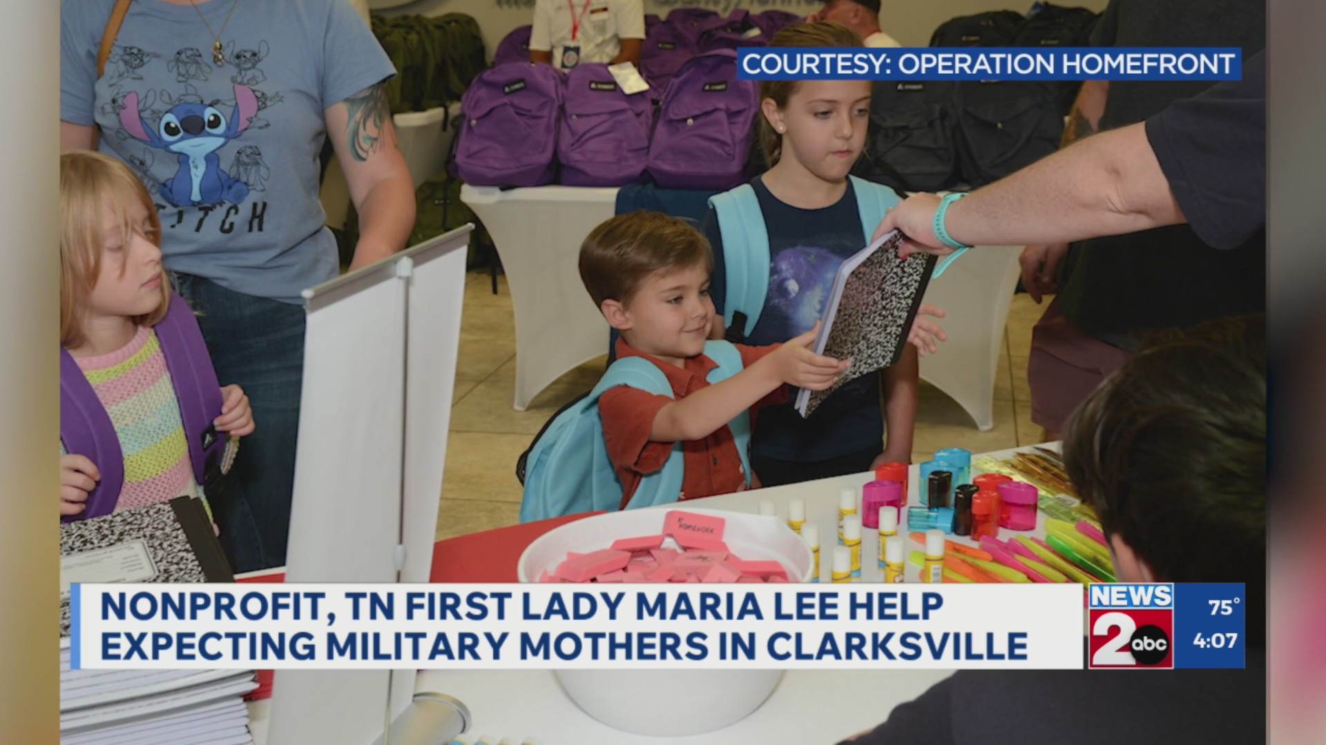 Nonprofit, TN First Lady Maria Lee help expecting military mothers in ...