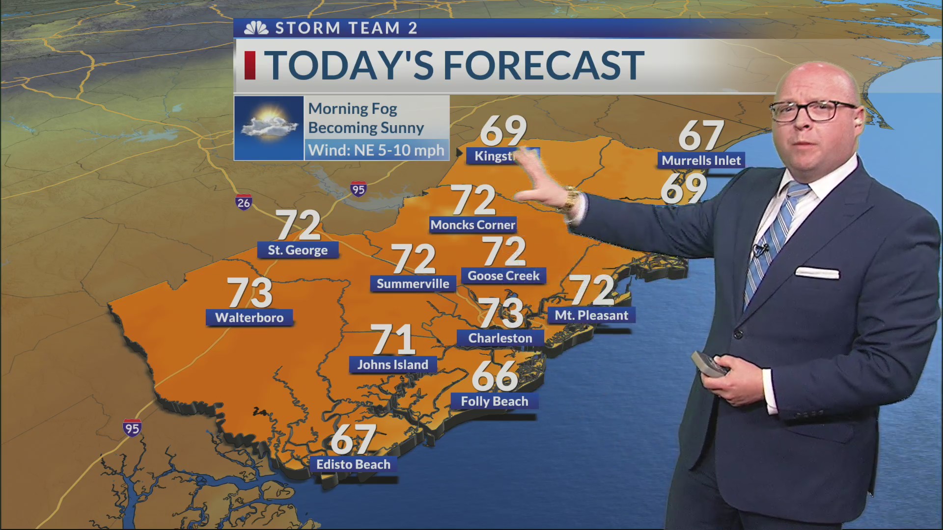Josh’s Monday forecast – WCBD News 2