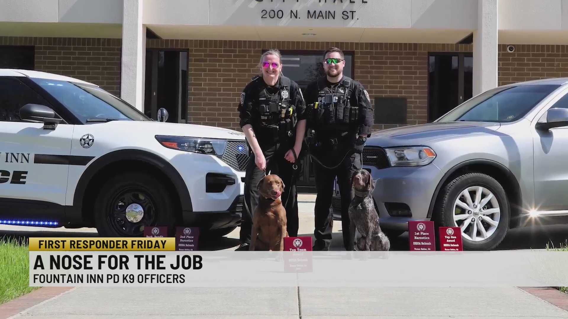 First Responder Friday: Fountain Inn K-9 Officers – WSPA 7NEWS