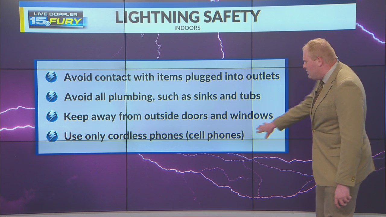 Lightning safety indoors – WANE 15
