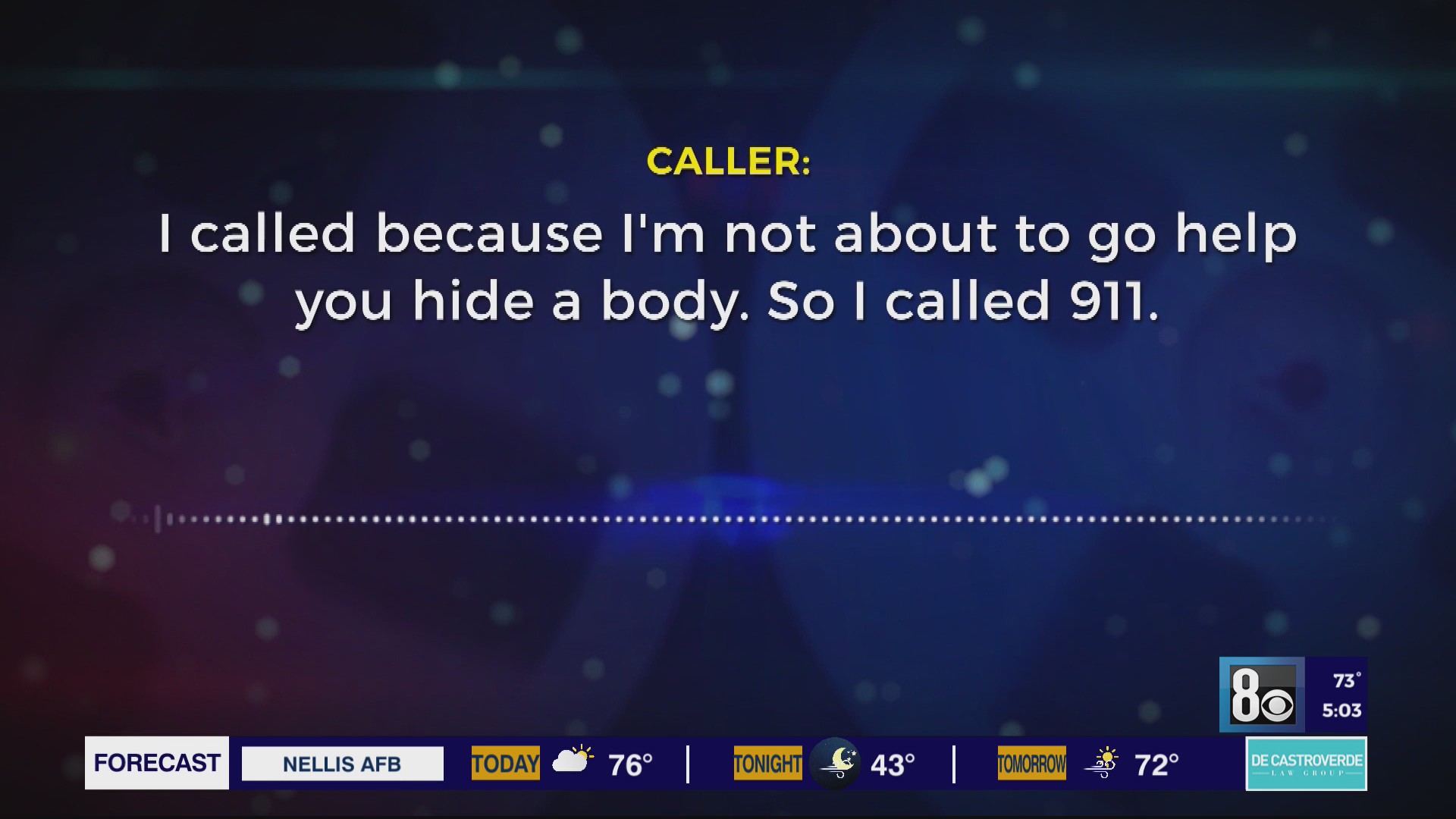 911 audio reveals moment woman called police to turn friend in for ...