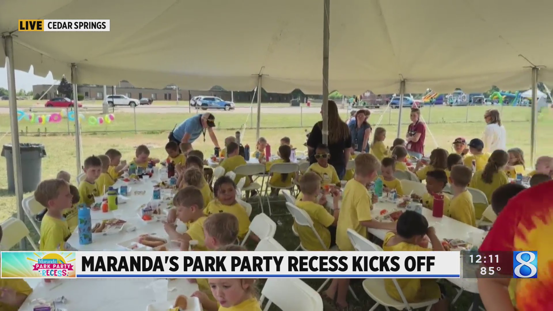 Maranda’s Park Party Recess kicks off – WOODTV.com