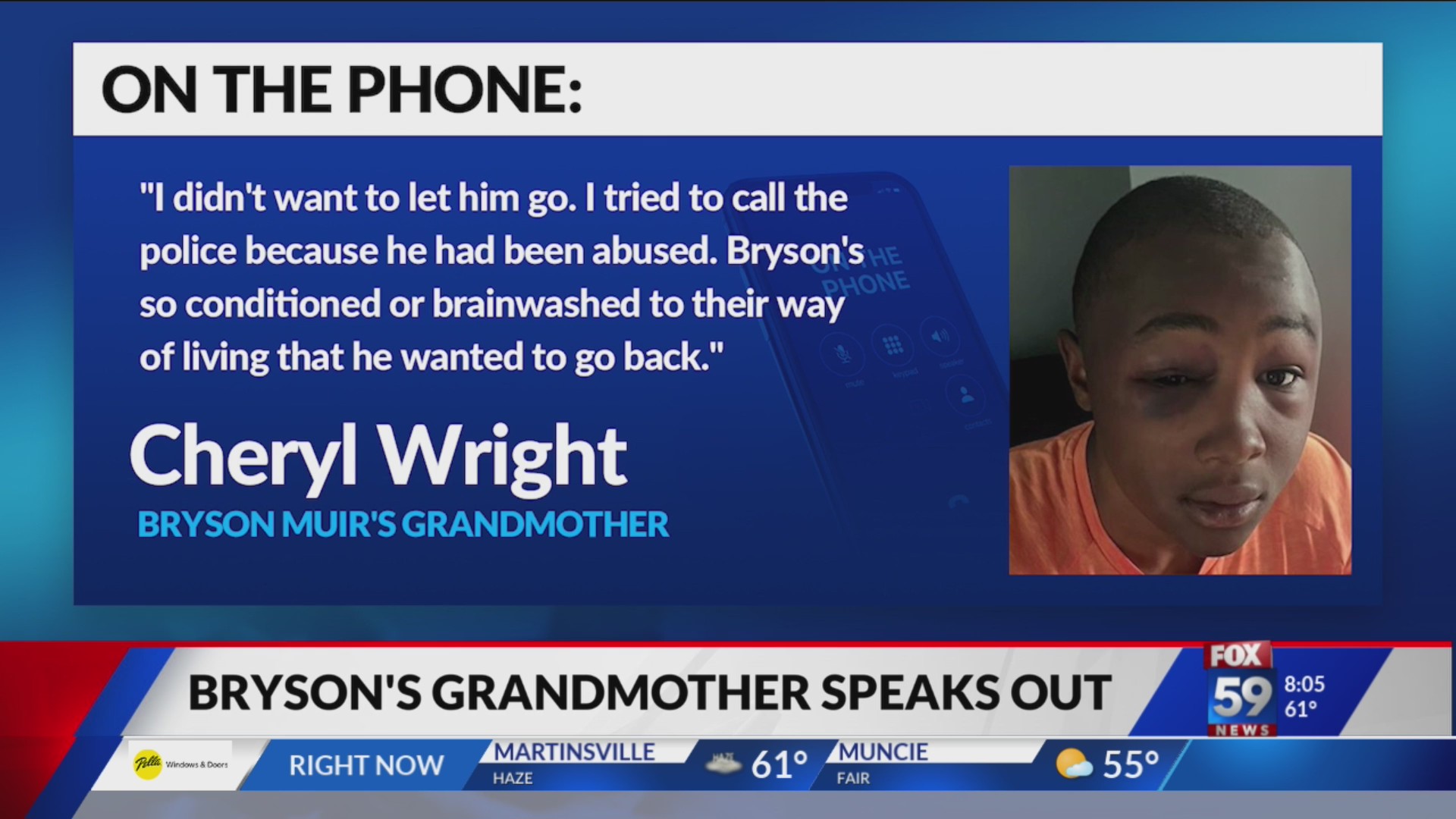 Bryson Muir search continues, grandmother speaks out – Fox 59