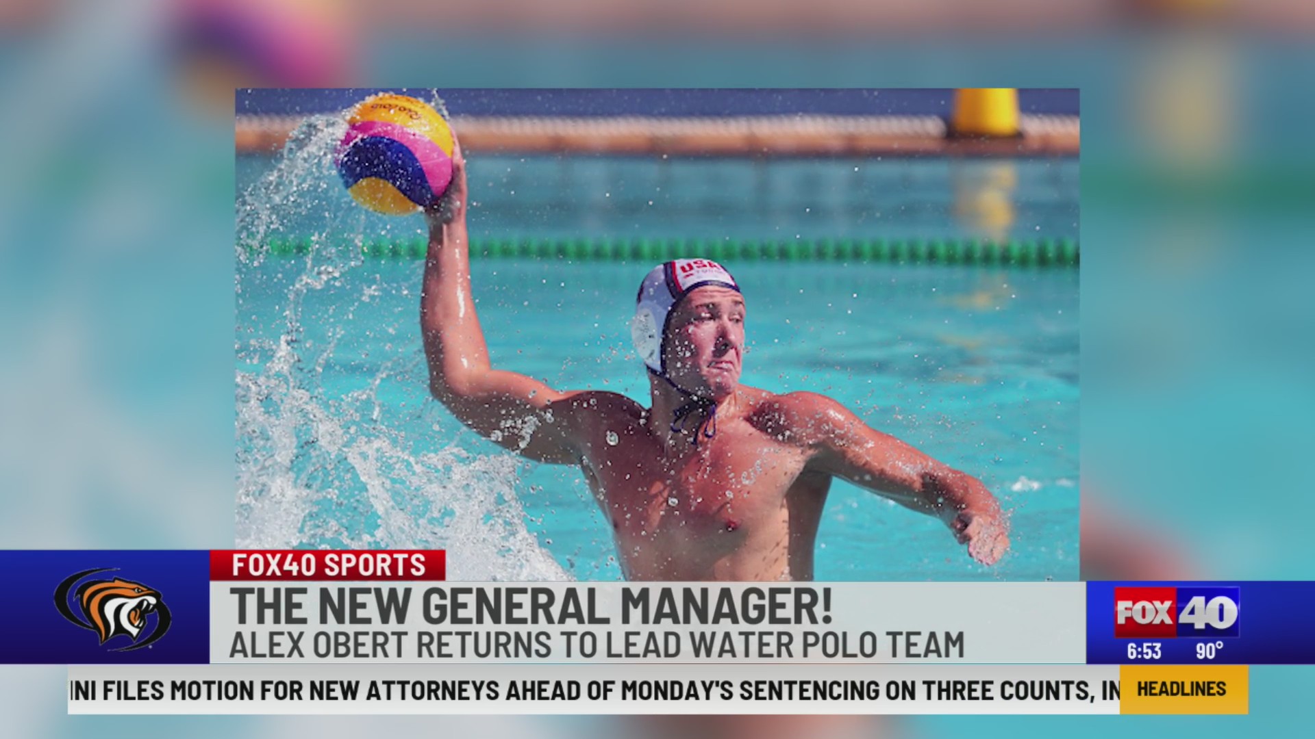 3-time Olympian to be Pacific water polo GM – FOX40 News