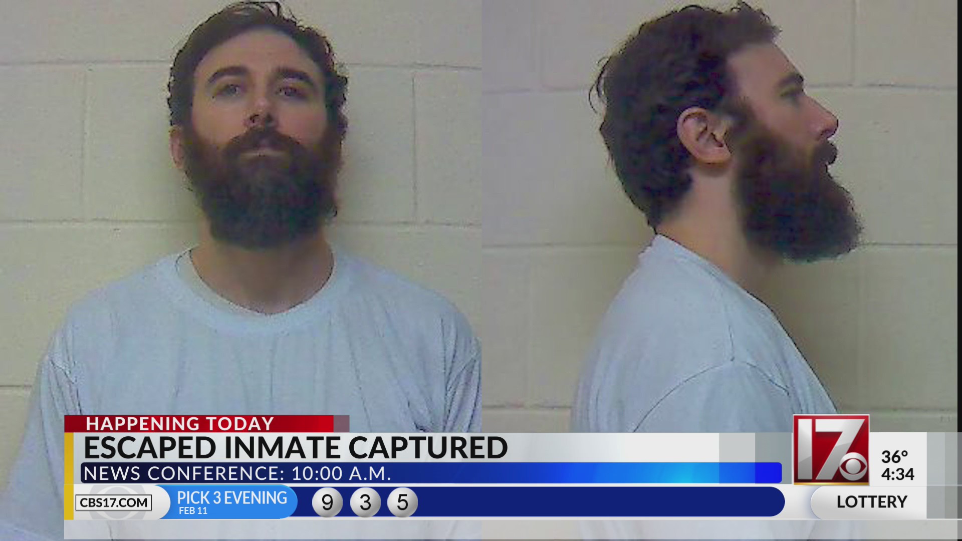 Escaped inmate John Nigh captured Tuesday: Deputies – CBS17.com
