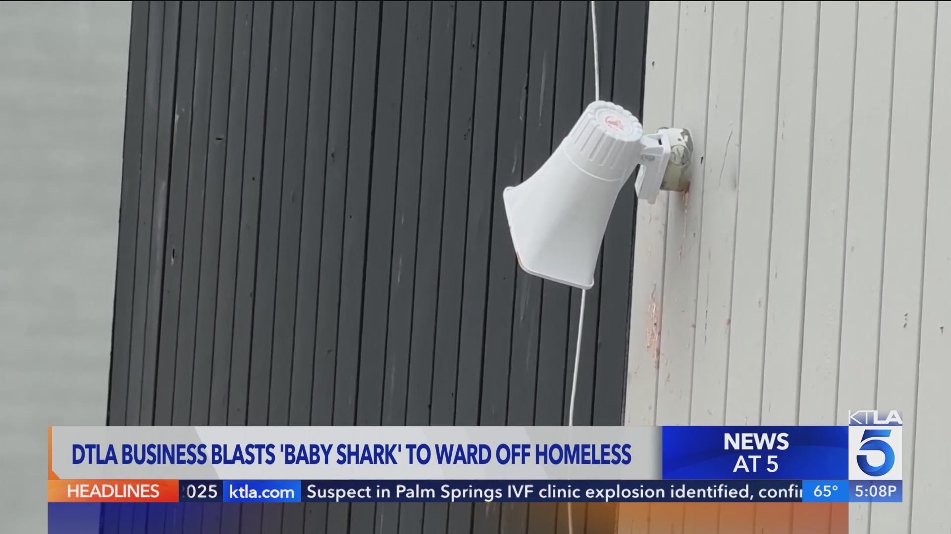 Downtown L.A. business plays ‘Baby Shark’ on loud speakers to ward off homeless – WBTW