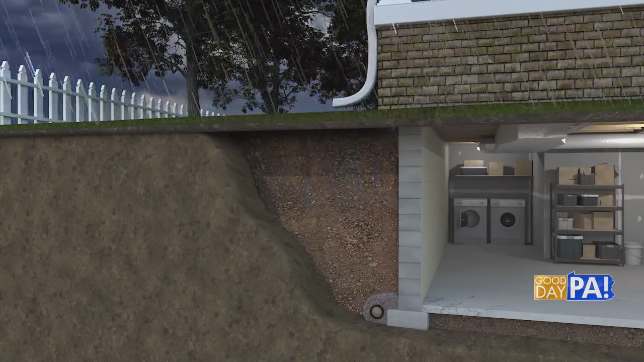 Basement flooding with Baker’s Waterproofing – ABC27