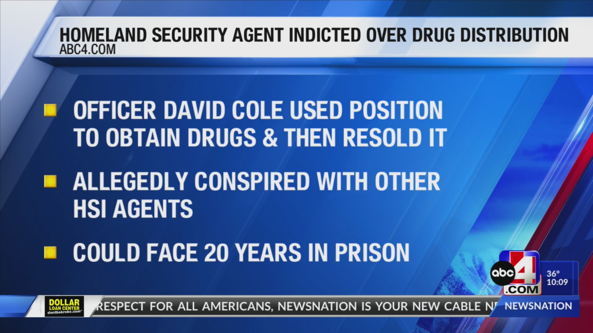Homeland Security agent indicted on federal drug charges – ABC4 Utah