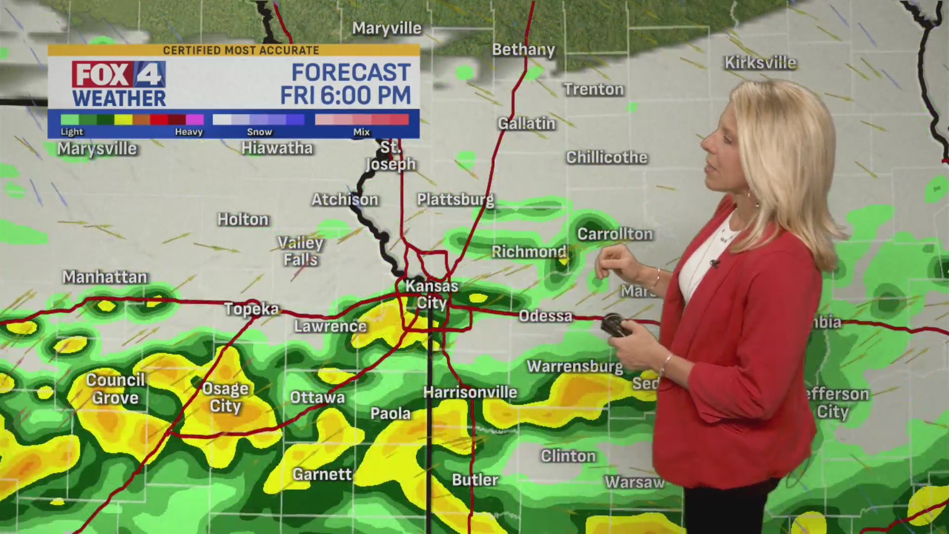 Friday Morning Forecast – FOX 4 Kansas City WDAF-TV | News, Weather, Sports