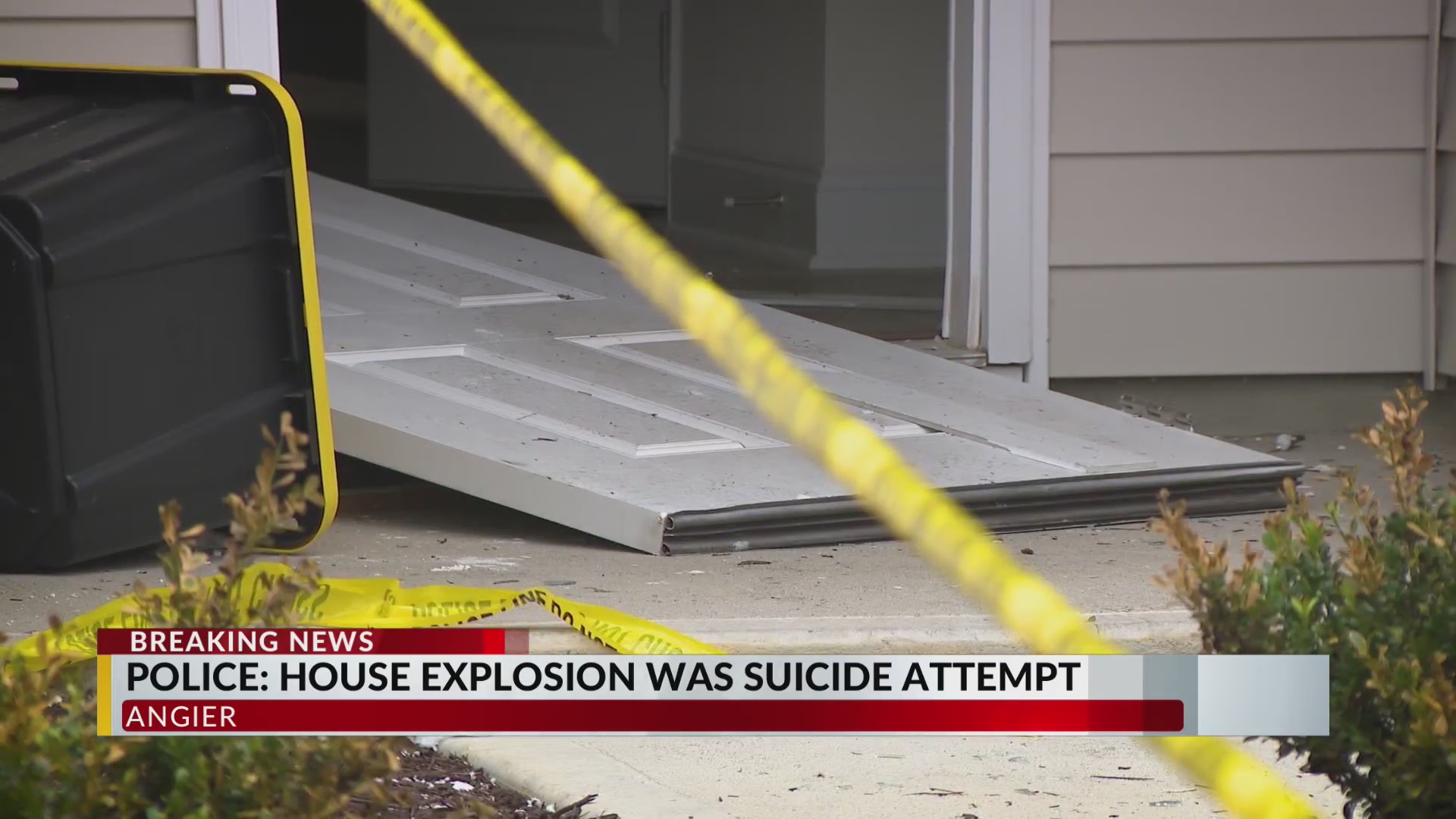 Police: Angier house explosion was suicide attempt – CBS17.com