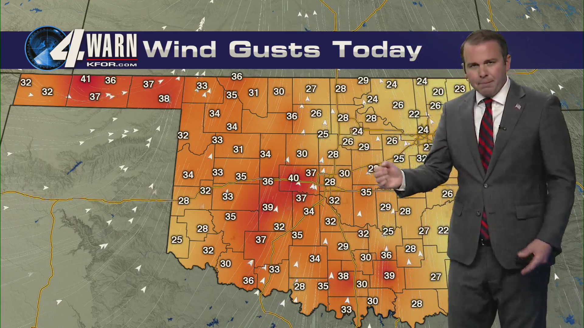 Aaron Brackett tracks more Oklahoma fire danger 3-22-2025 – KFOR.com ...