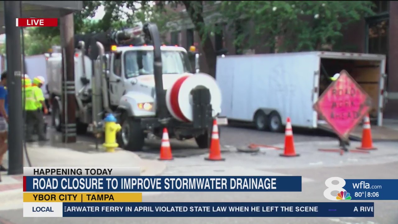 Road closure planned in Ybor City for stormwater drainage improvements ...