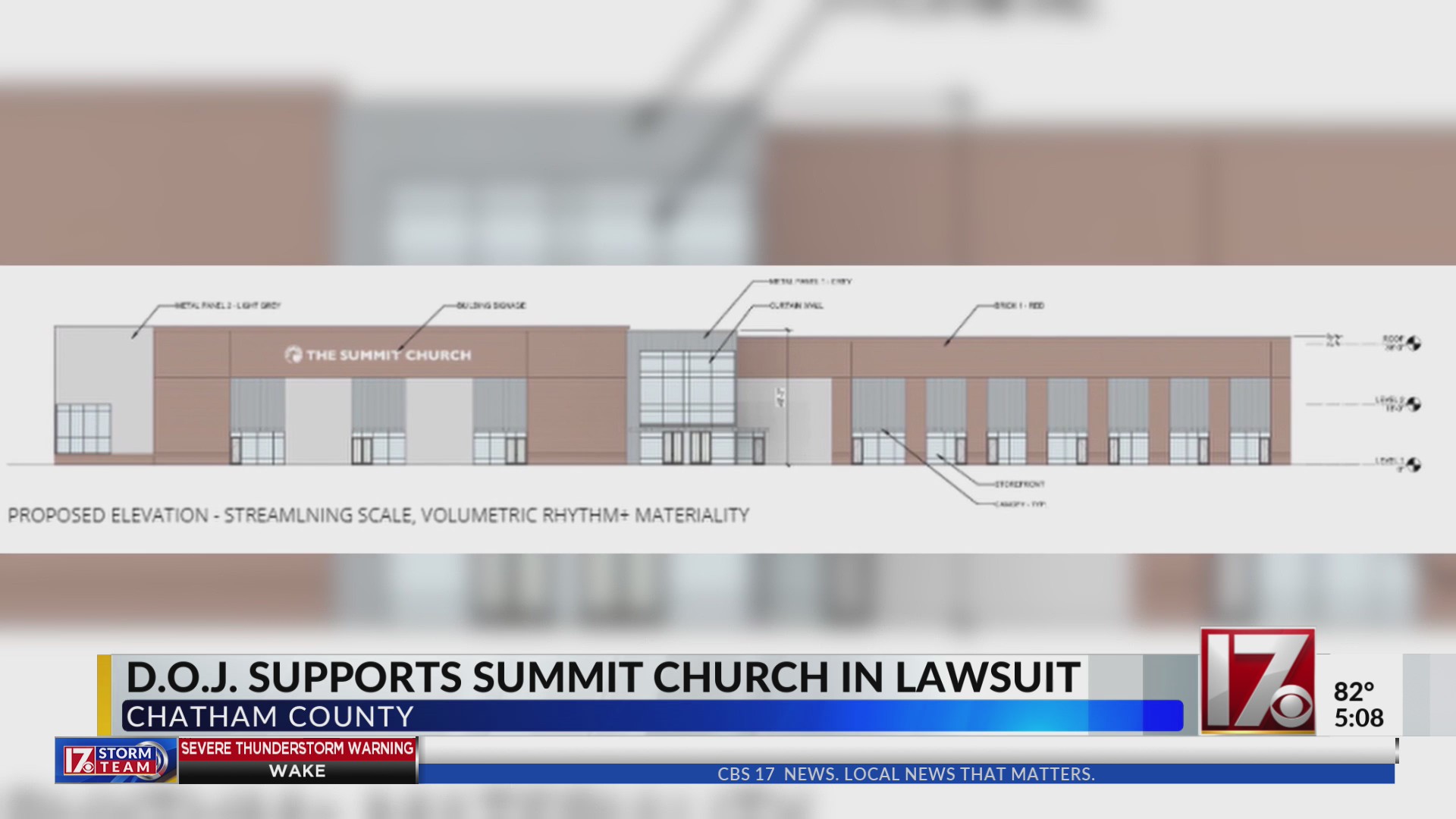 USDOJ sides with church suing Chatham County – CBS17.com