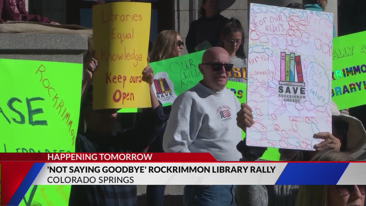 Rally before last day of operation at Rockrimmon Library – FOX21 News ...