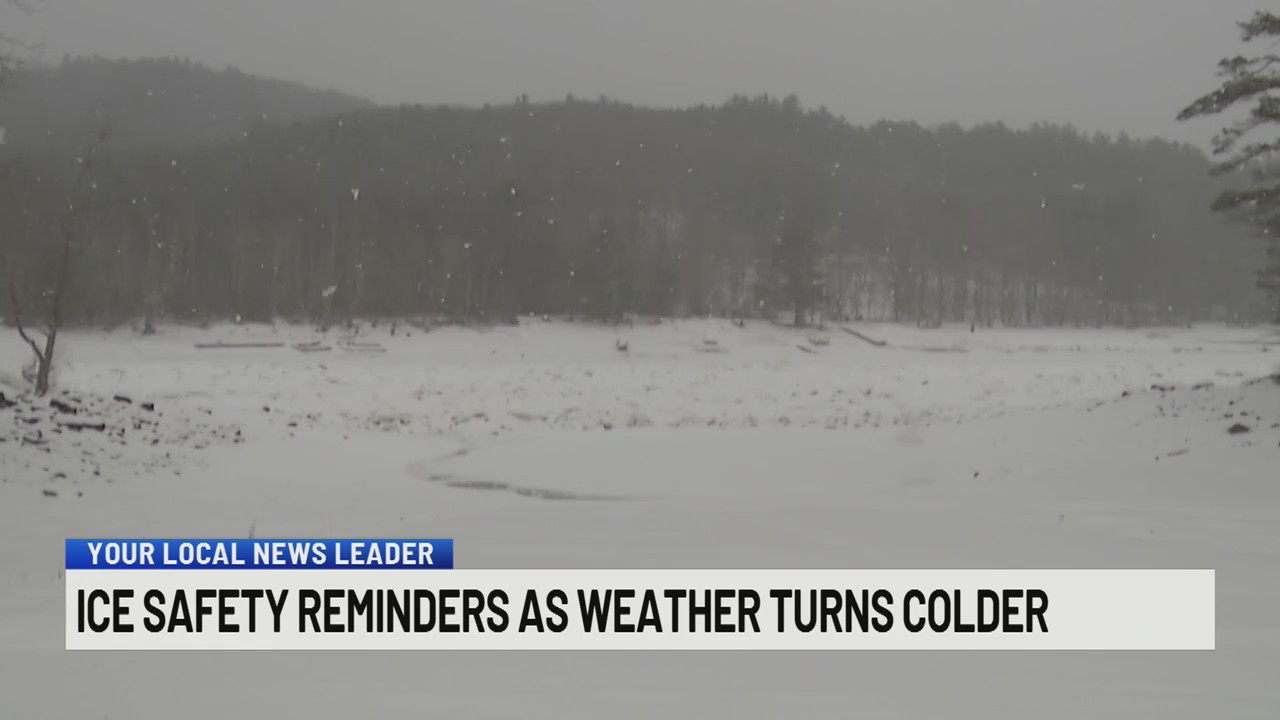Ice safety reminders as winter turns colder – NEWS10 ABC