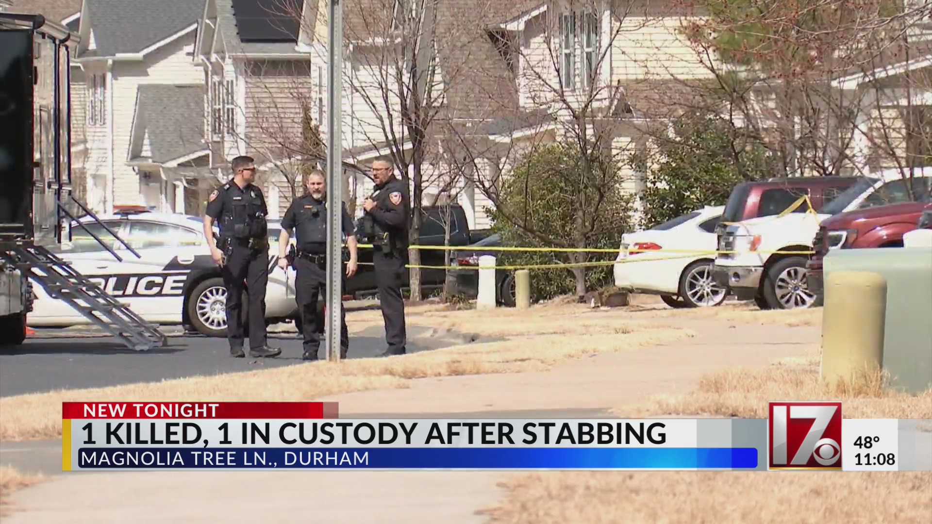 1 dead in stabbing in Durham neighborhood; 1 in custody – CBS17.com