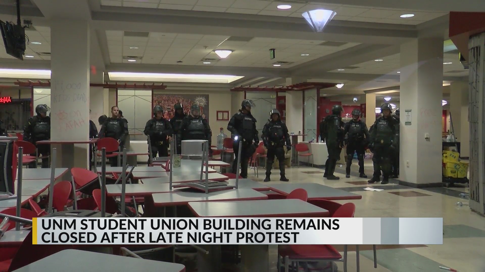 UNM Student Union Building to reopen after protest – KRQE NEWS 13 ...