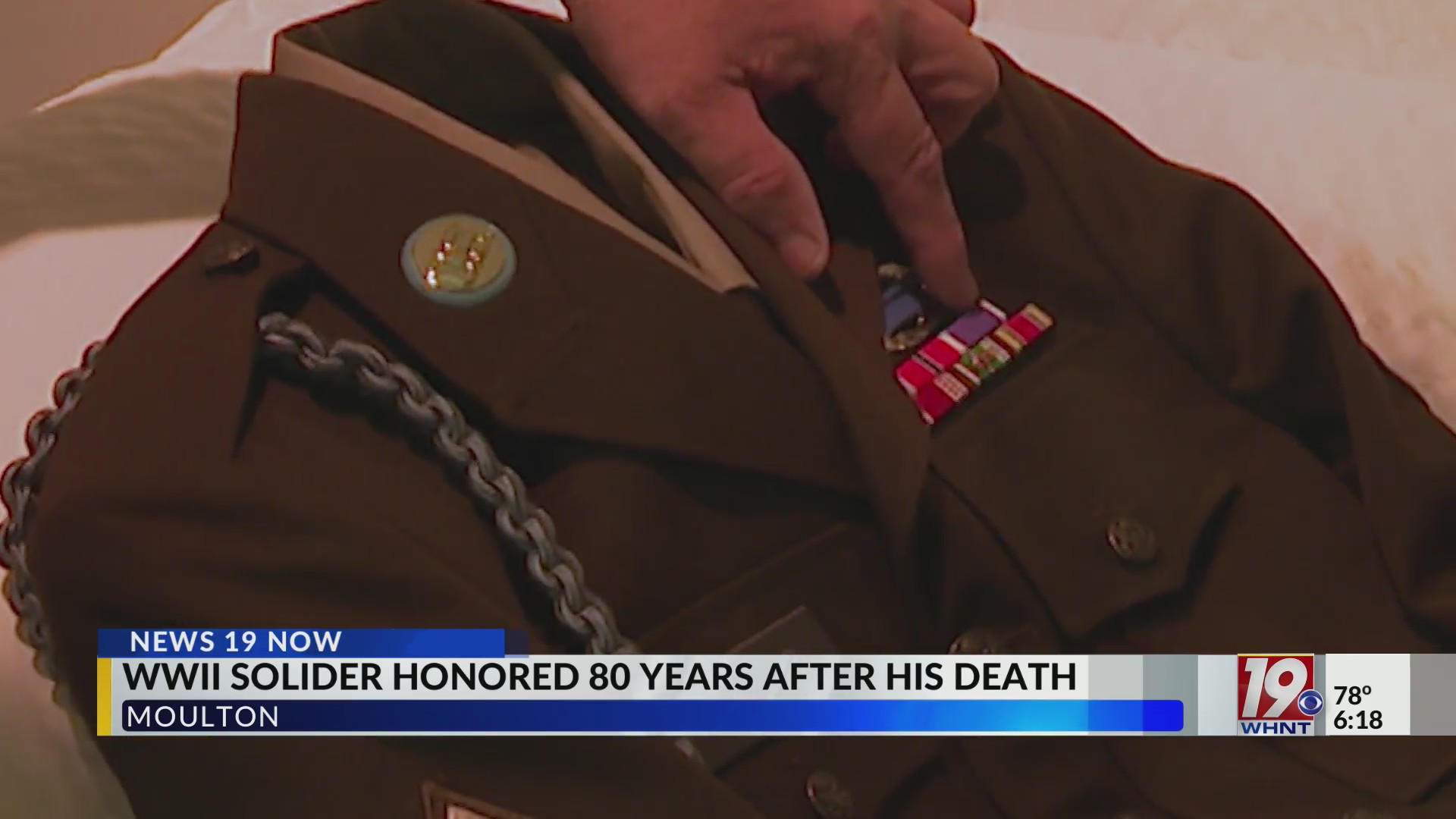 WWII Soldier Honored 80 Years After Death | April 29, 2024 | News 19 at ...