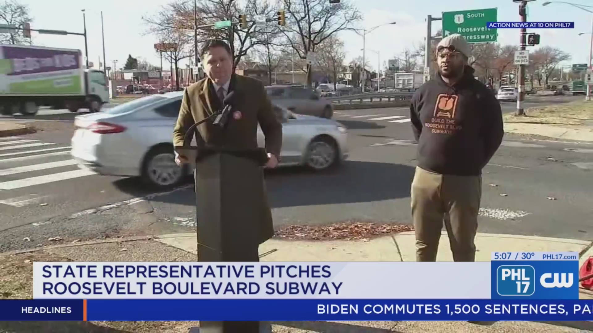 State representative Jared Solomon pitches Roosevelt Boulevard train ...