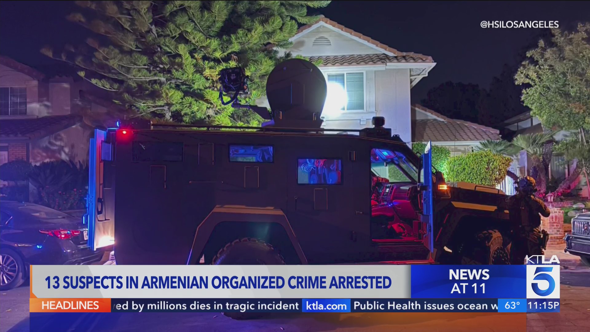 13 arrests made in suspected Armenian organized crime group – KTLA