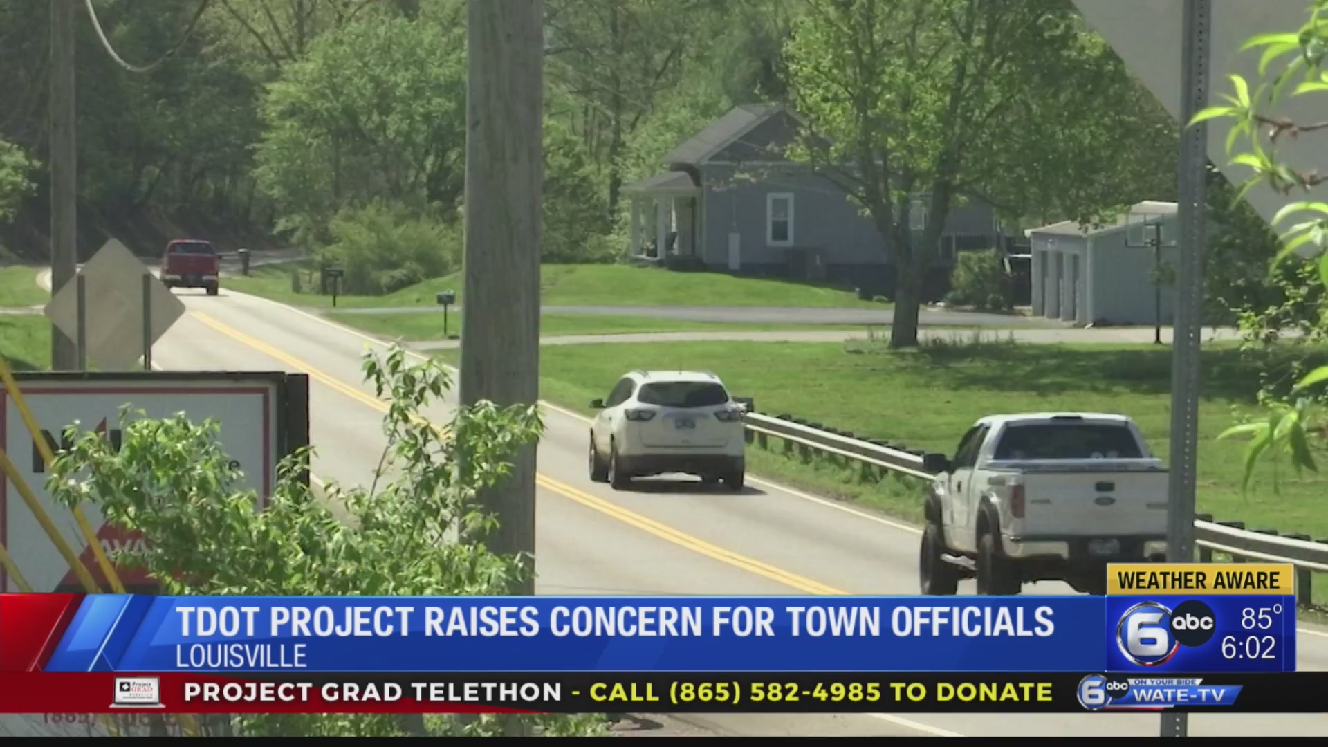 TDOT Project Raises Concern for Town Officials – WATE 6 On Your Side