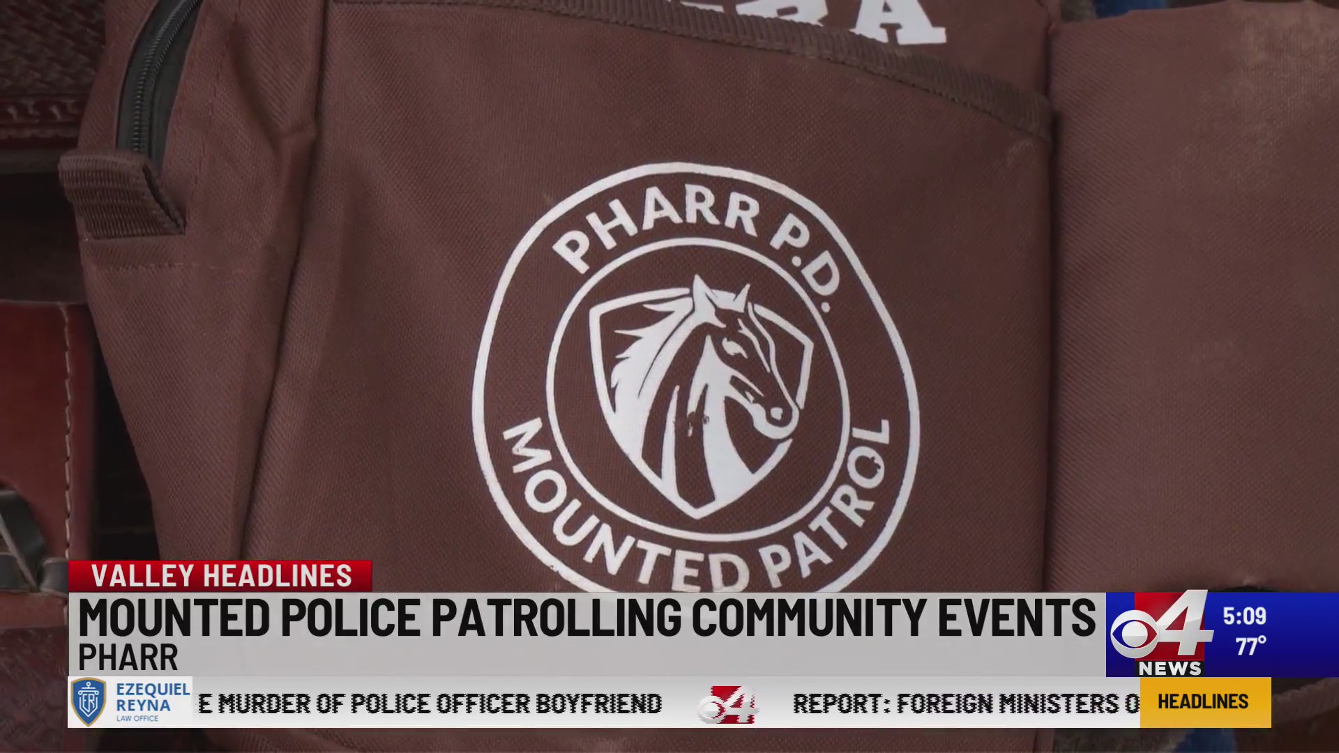 Pharr PD Mounted Police Patrol community events – KVEO-TV