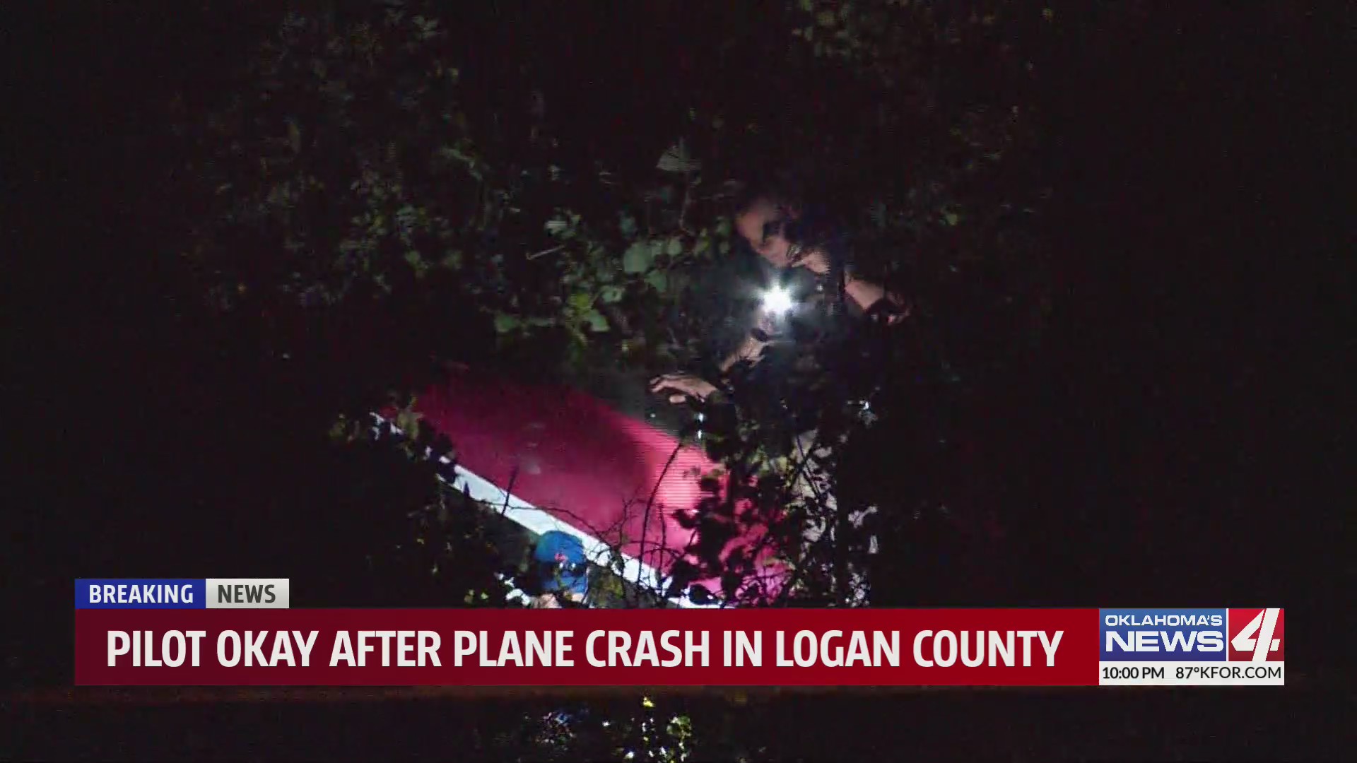 Pilot okay after plane crash in Logan County – KFOR.com Oklahoma City